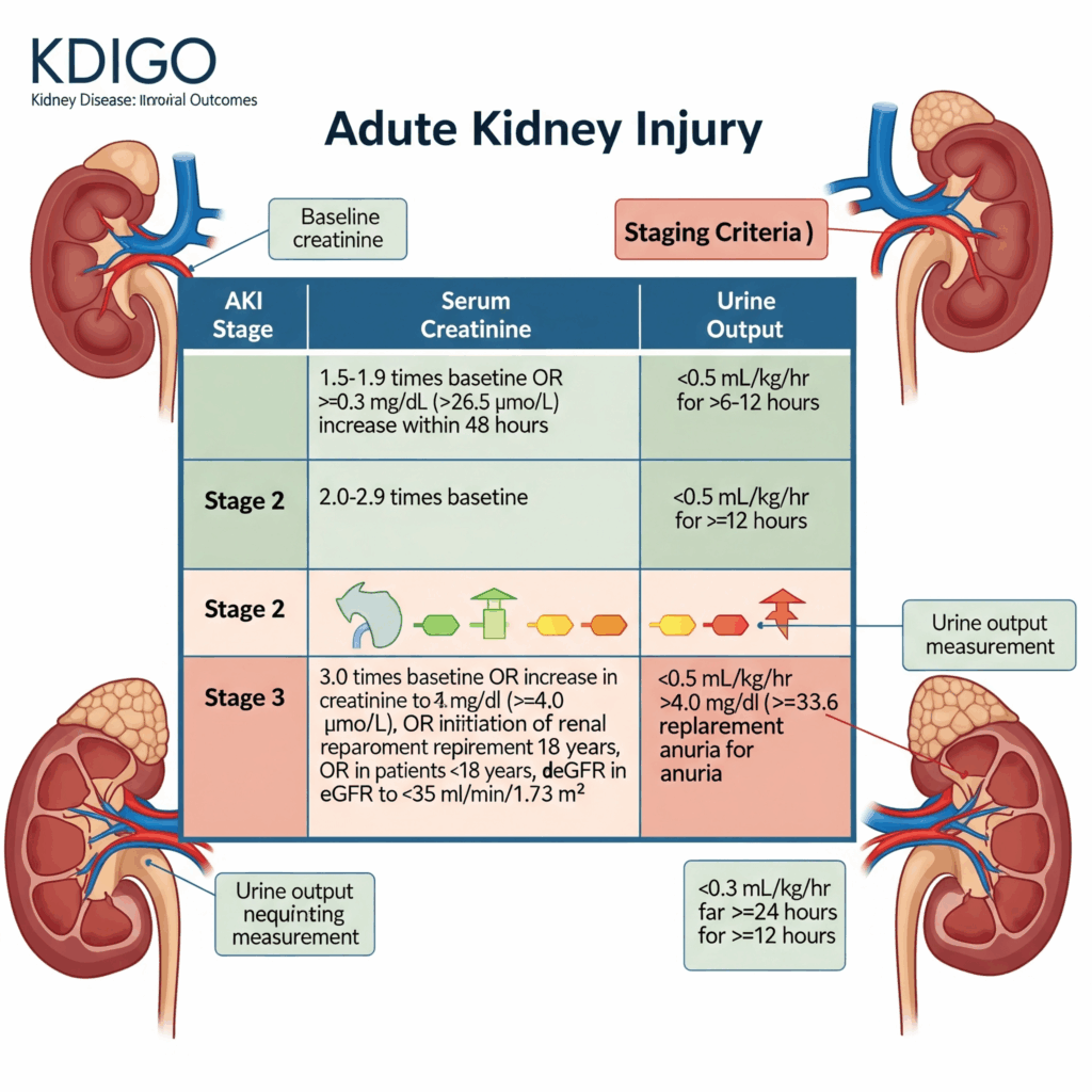 KDIGO Staging Criteria: Understanding Stage 1, 2, and 3 AKI Through ...